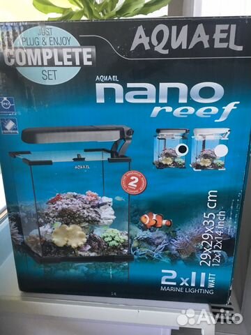 Новый Аквариум Aquael Nano Reef 30 литров
