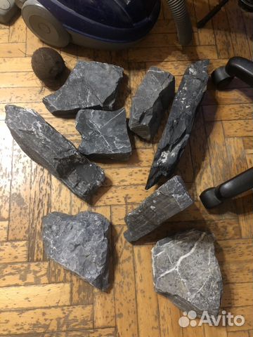 Камни для аквариума (чёрный оникс) и др