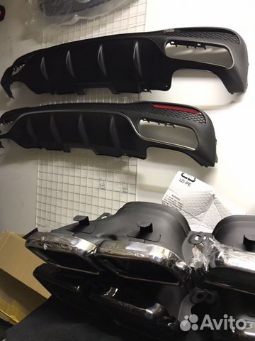 Диффузор без насадок GLE w166 AMG купить в Москве MERCEDES-BENZ ...