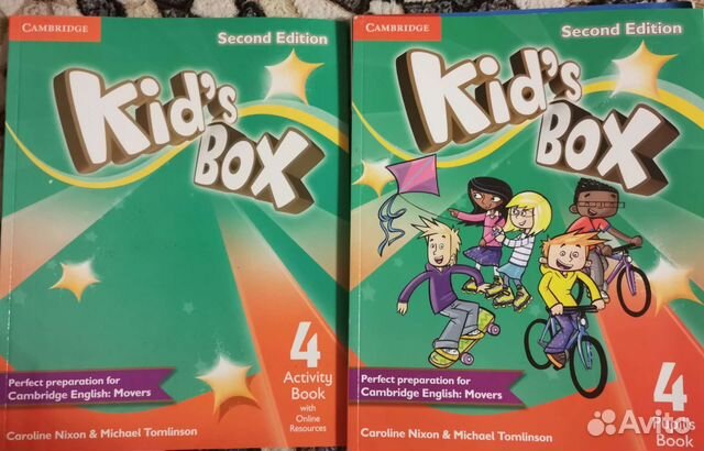 Kids Box 4 Activity Book + Pupils Book, комплект Цена 3500 Kids Box 4 ...